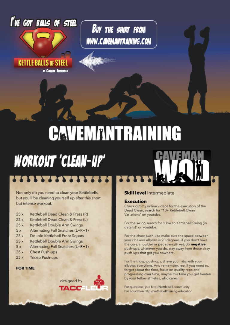 Workout 'Clean-up'