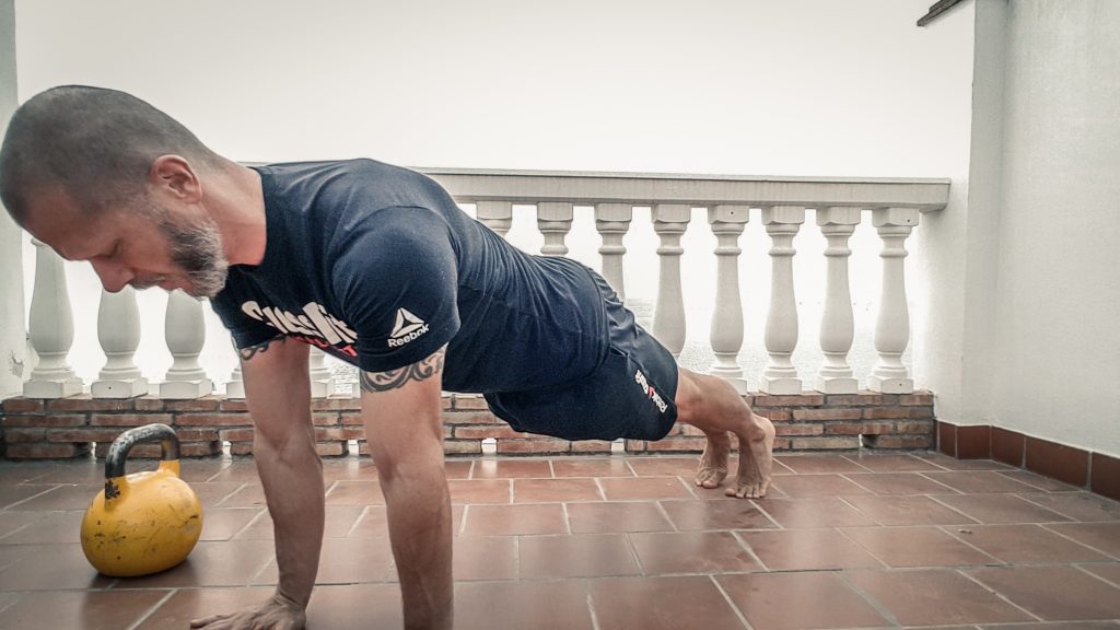 Lizard Pose - Kettlebell Workouts by Cavemantraining